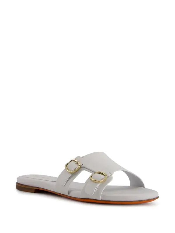 Santoni Didi Slides - White
