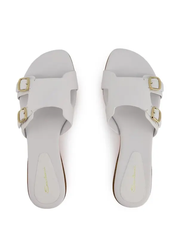 Santoni Didi Slides - White