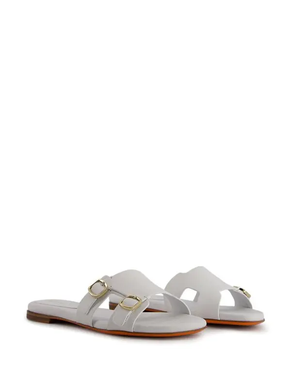 Santoni Didi Slides - White