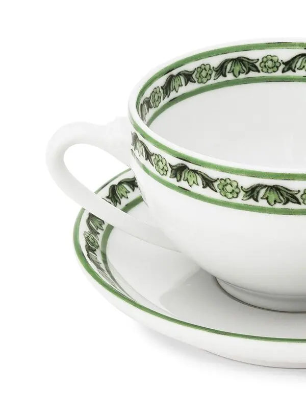 Dolce & Gabbana Maiolica-trim Teacups
