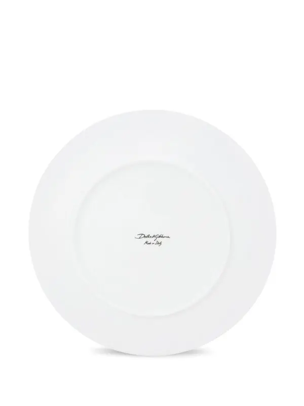 Dolce & Gabbana Maiolica-trim Plates