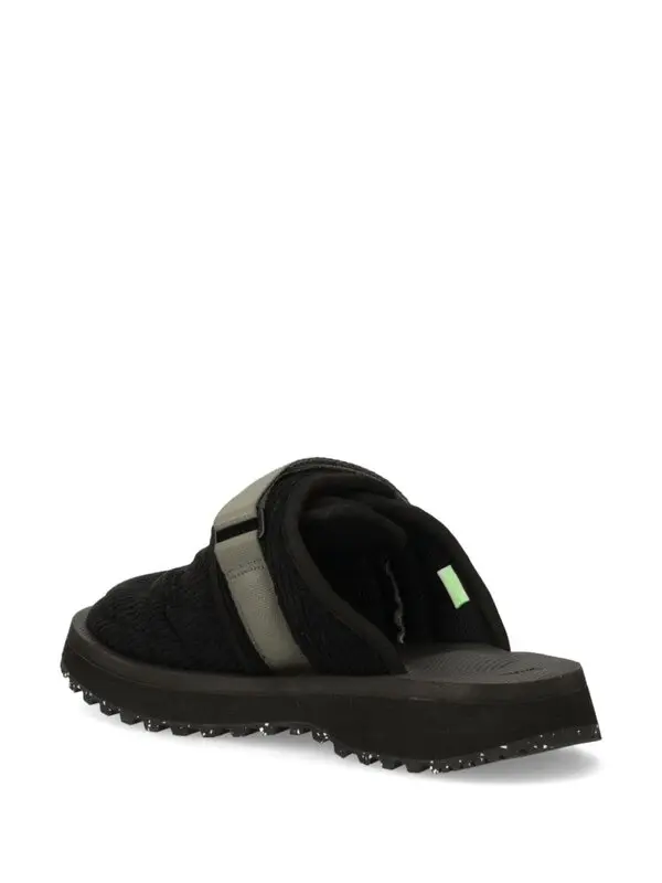 Suicoke Touch-strap Slides - Black