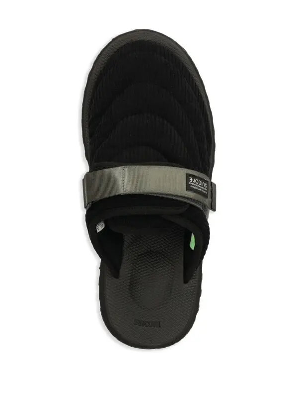 Suicoke Touch-strap Slides - Black