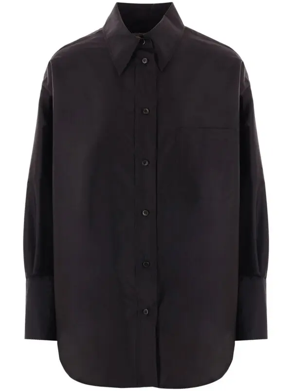Alberto Biani Silk Shirt - Black