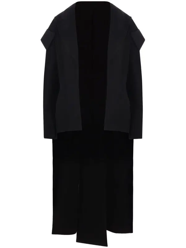 Yohji Yamamoto Open-front Coat