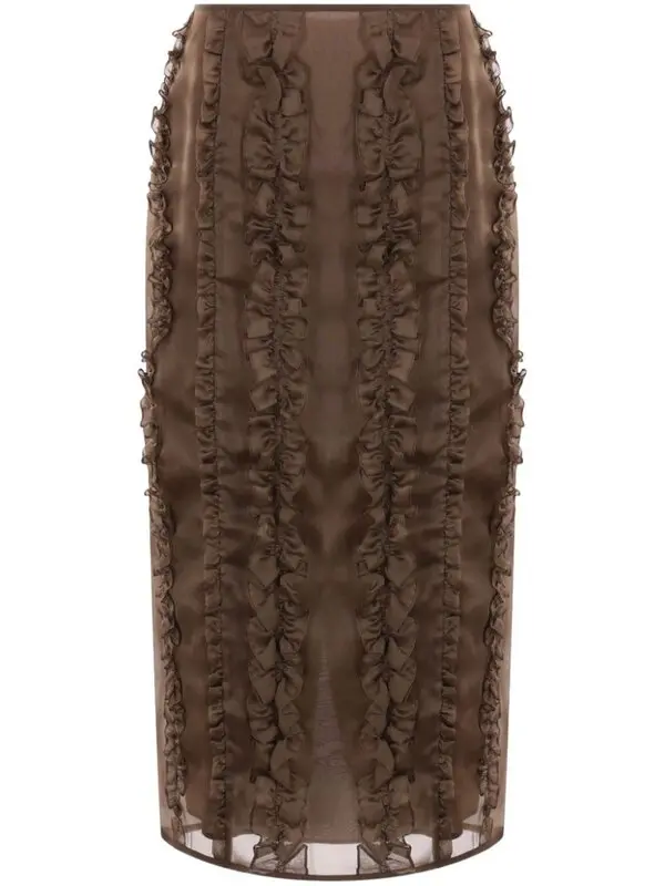 Cecilie Bahnsen Ocean Midi Skirt