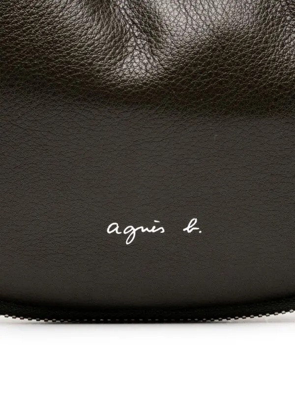 AGNÈS B. Leather Crossbody Bag