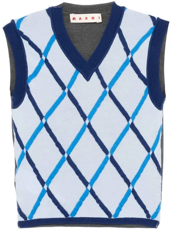 Marni Diamond-pattern Top