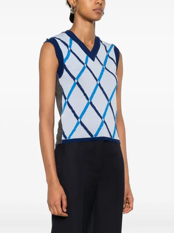 Marni Diamond-pattern Top