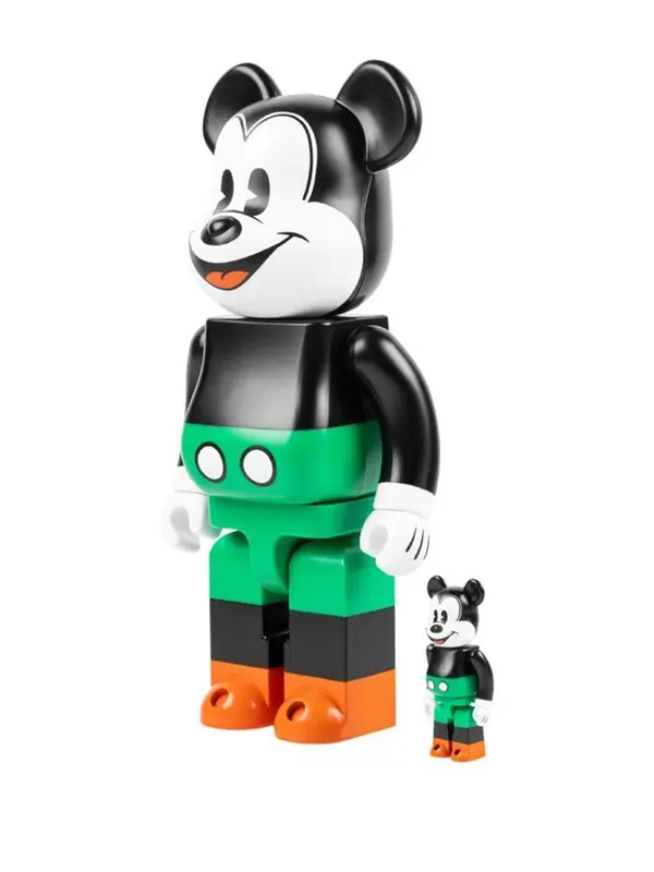 MEDICOM TOY X Mickey Mouse 1930s Poster Be@rbrick 100% And 400% Figure Set - Black