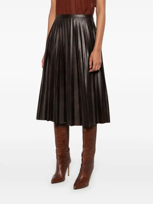 Pinko Pleated Midi Skirt