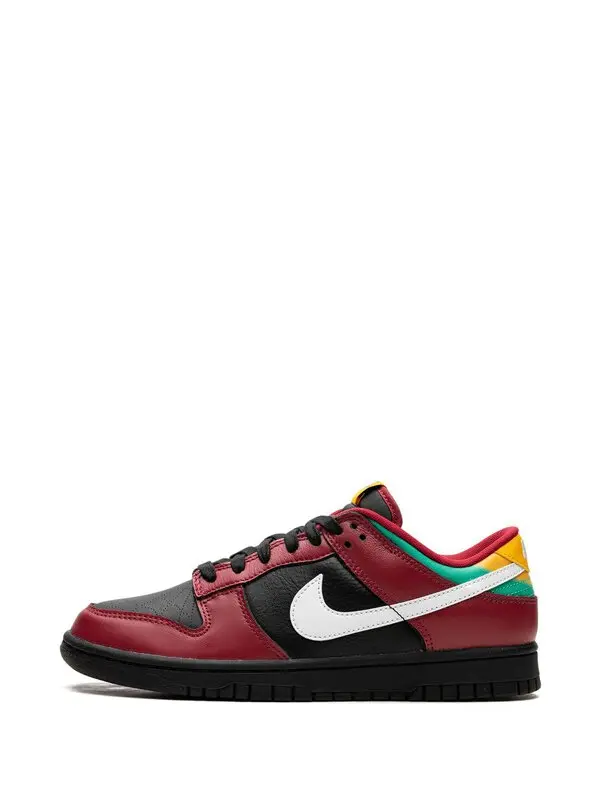 Nike Dunk Low Biker Tattoos Sneakers - Red