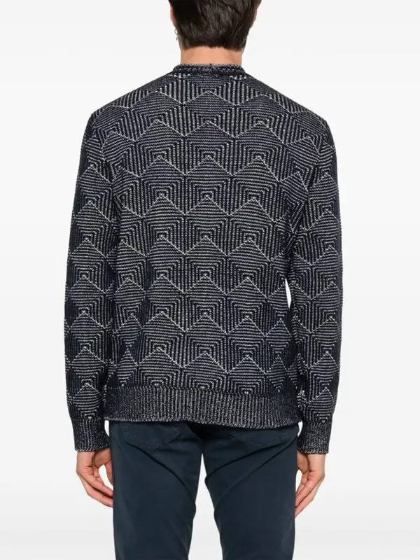 Giorgio Armani Jacquard Cashmere Sweater