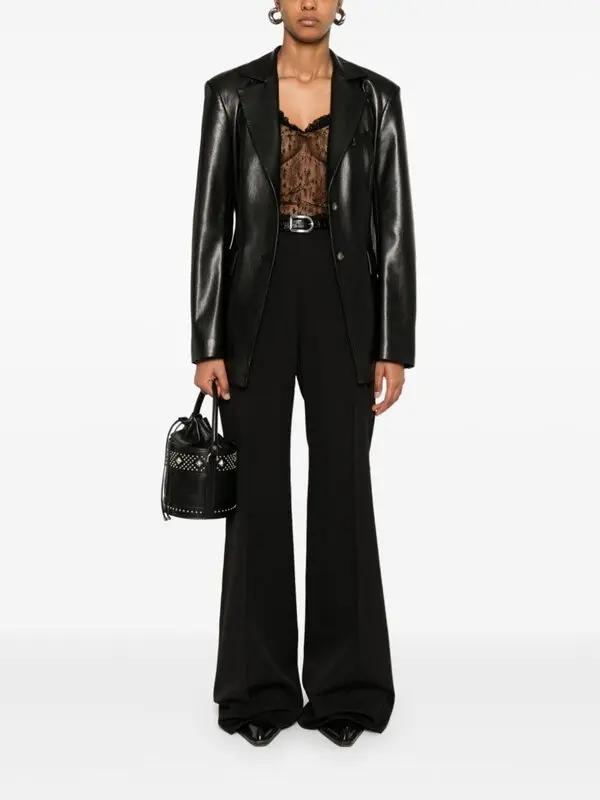 Ermanno Scervino Wide Leg Trousers - Black