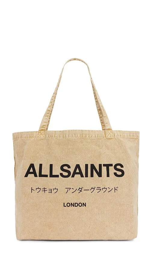 ALLSAINTS Undrground Acid Tote - Pitt Brown