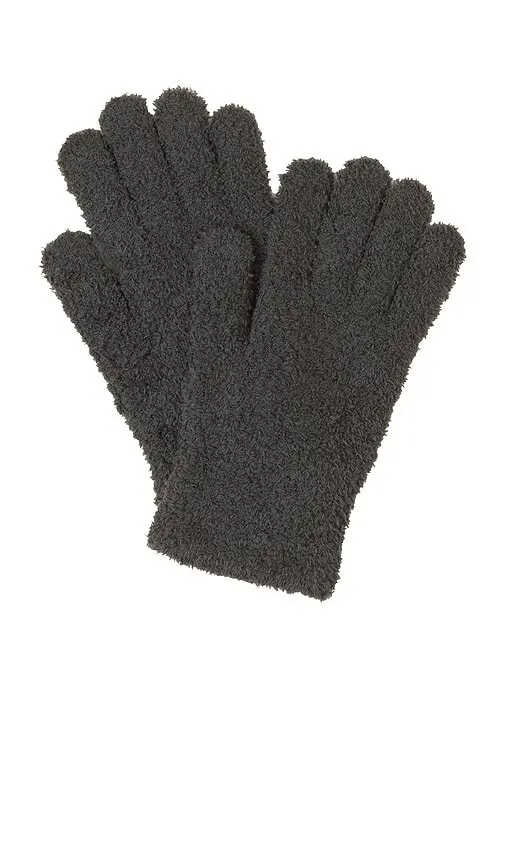 Barefoot Dreams Cozychic Knitted Gloves - Carbon