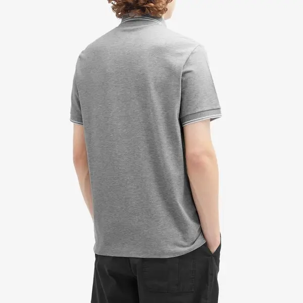 Stone Island Patch Polo - Melange Grey
