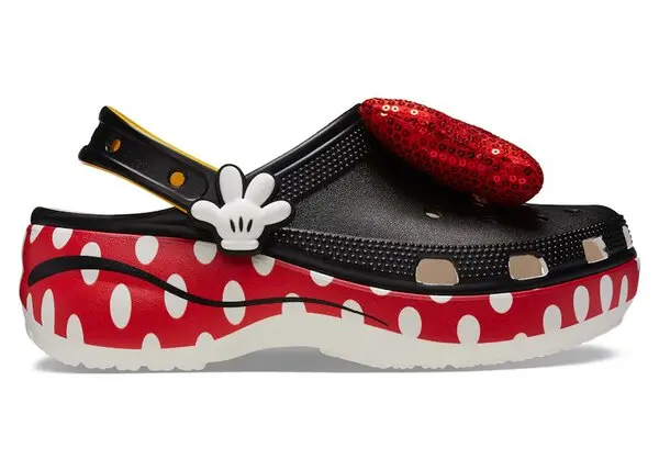 CROCS Classic Platform Clog Disney Minnie Mouse