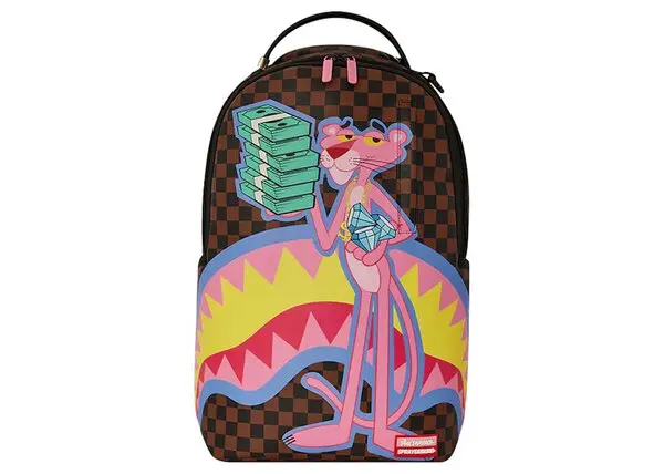 SPRAYGROUND Pink Panther Holding Money Stack Backpack - Multicolor