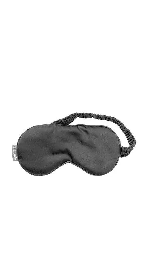 ETTITUDE Sateen Eye Mask - Charcoal