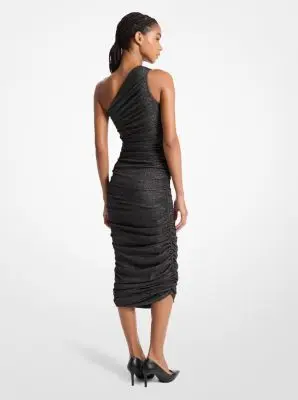 knee length dresses for ladies Terani Couture 1912E9180 One Shoulder Long Ball Gown main image 0
