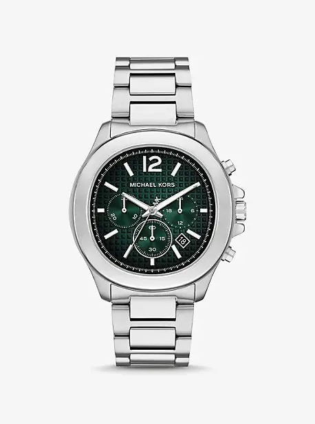 Michael Kors Oversized Sage -tone Watch In By