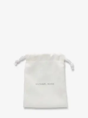 Michael Kors Tone Plated Pavé Heart Necklace