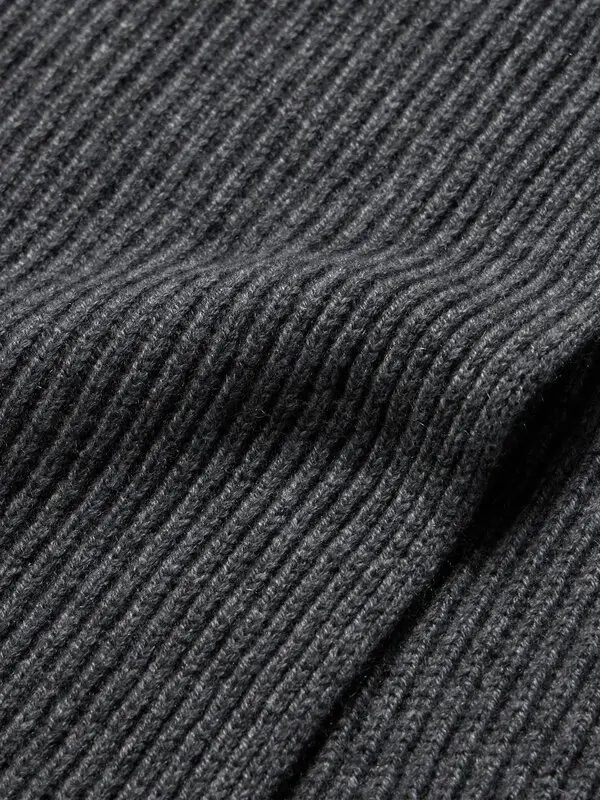Johnstons Of Elgin Ribbed Cashmere Scarf