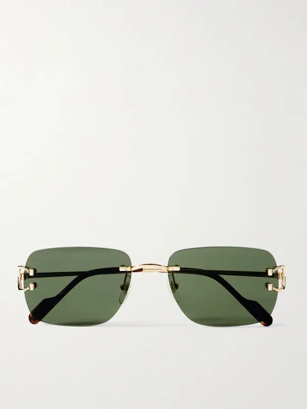 CARTIER Frameless Sunglasses - Gold