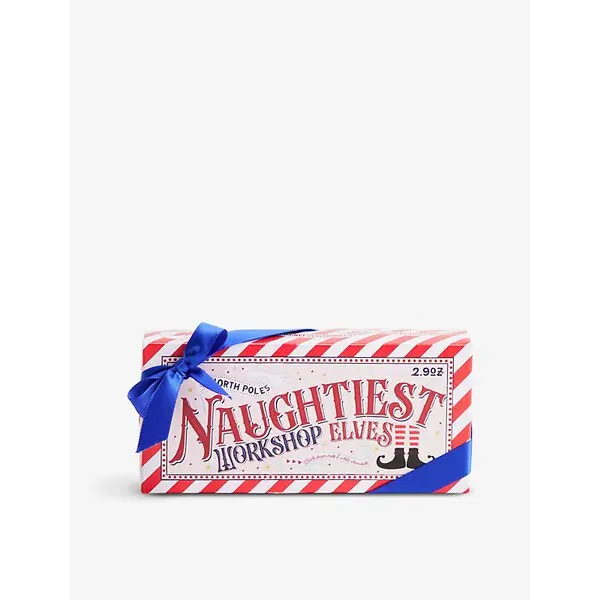 THE CHOCOLATE GIFTING COMPANY Naughty Workshop Elves White And Milk Chocolate Elves 85g