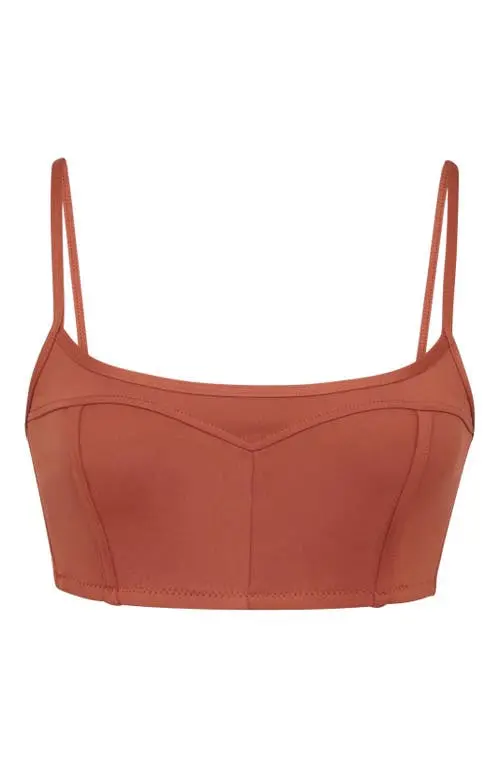 LOSANO Contour Bralette - Baked Clay