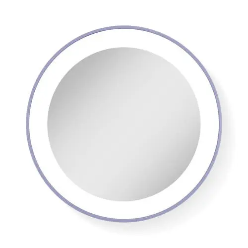 ZADRO Lighted Compact Mirror With 10x Magnification & Suction Cup - Lavender