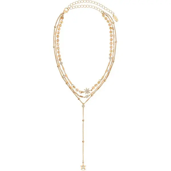 Ettika Forever Falling Multichain Necklace - Gold