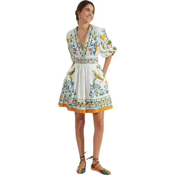 La DoubleJ Margherita Dress - Borboni Placée White