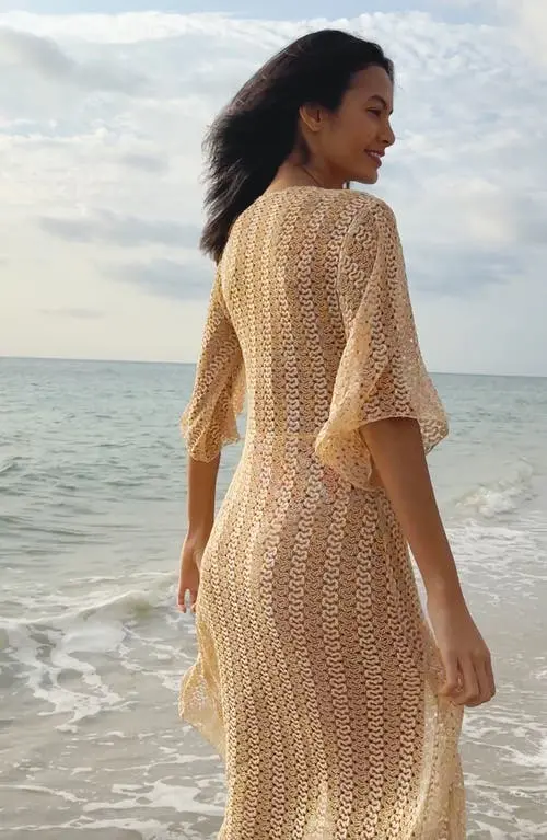 BECCA By Rebecca Virtue En Mesh Cover-up Dress