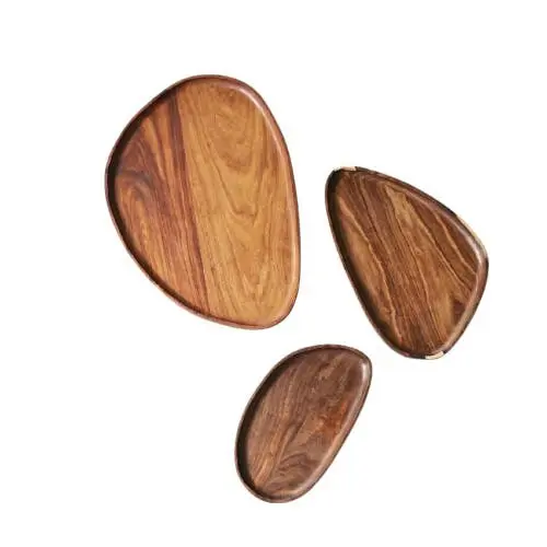 ITZA WOOD Wooden Leaf Tray
