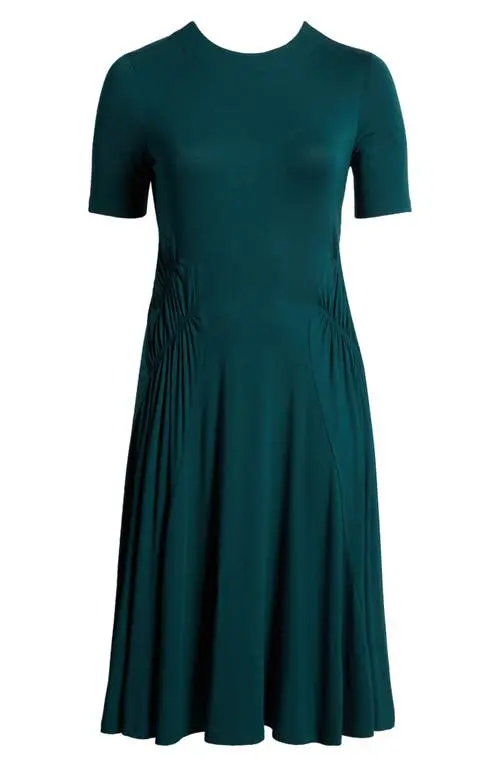 Universal Standard Devi Liquid Jersey Dress - Forest Green