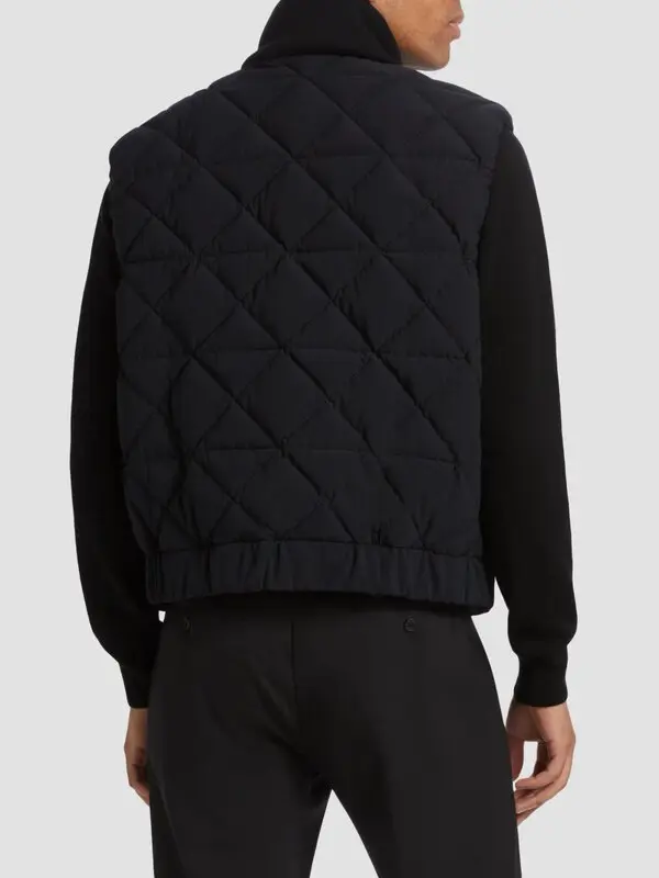 Giorgio Armani Quilted Nylon Puffer Vest