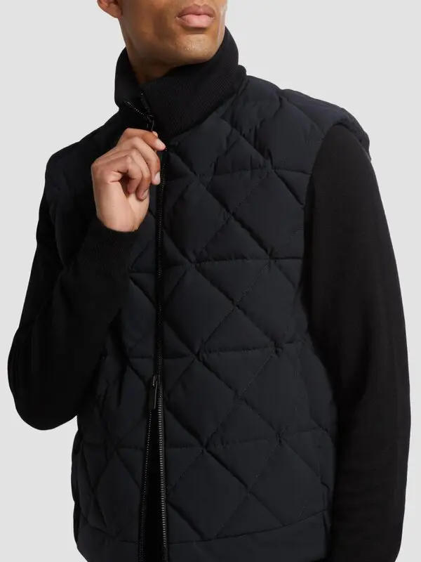 Giorgio Armani Quilted Nylon Puffer Vest