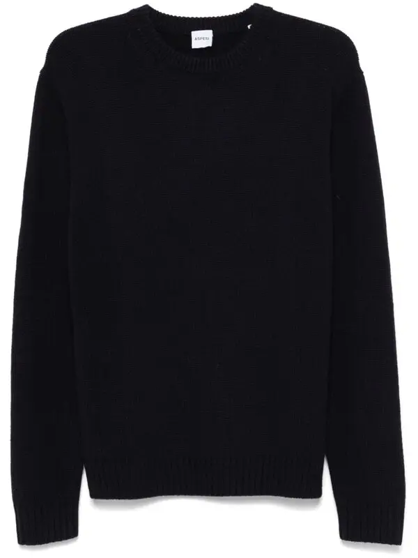 Aspesi Crew-neck Wool-blend Sweater