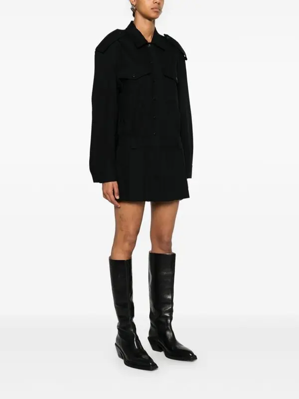 Alexander Wang Twill Playsuit - Black