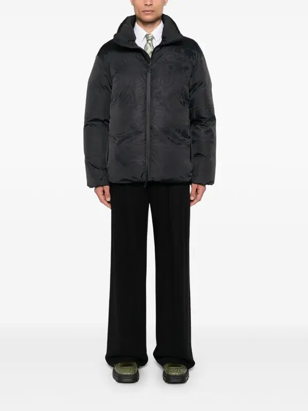 Burberry Equestrian Knight Padded Jacket - Black