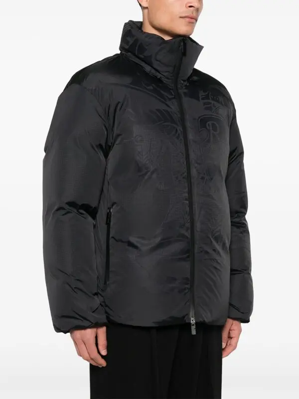 Burberry Equestrian Knight Padded Jacket - Black