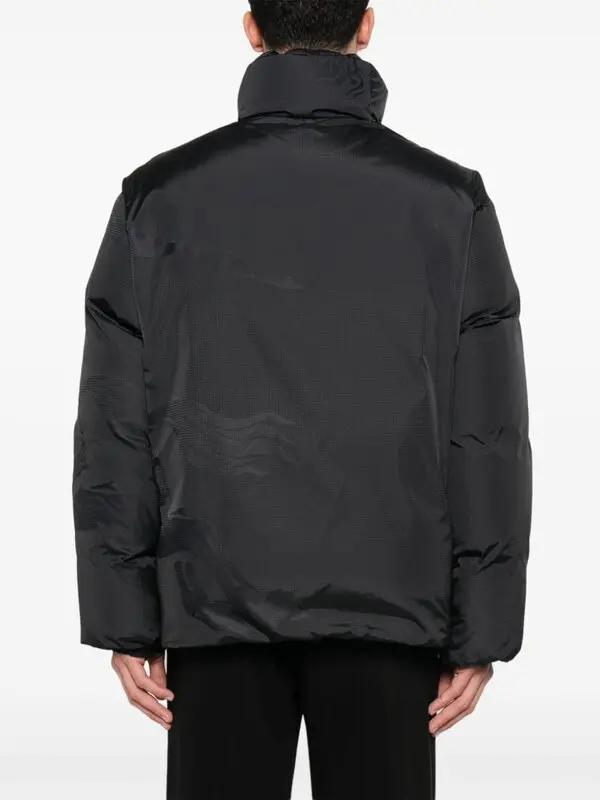 Burberry Equestrian Knight Padded Jacket - Black