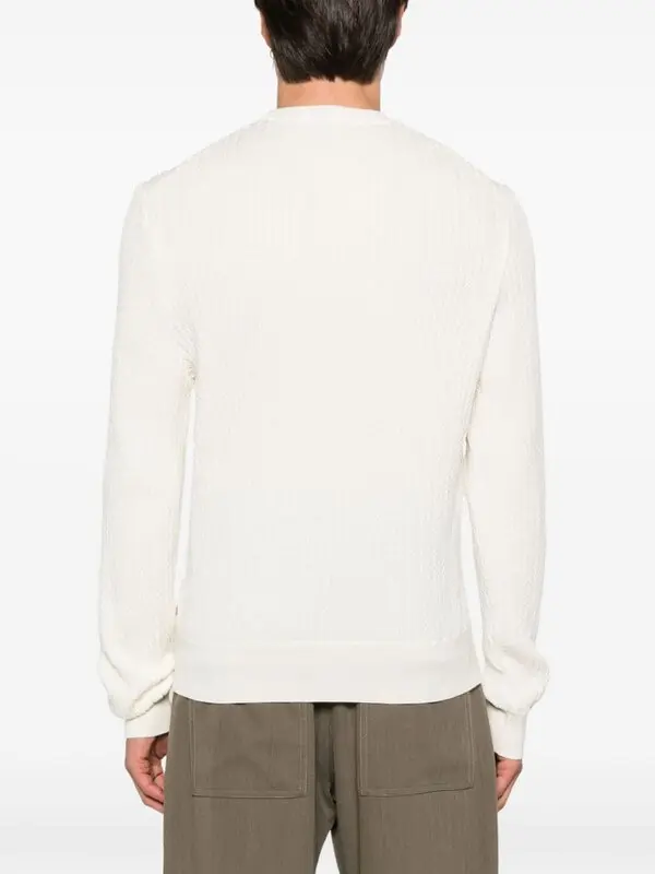 BOSS Eldo Sweater - White