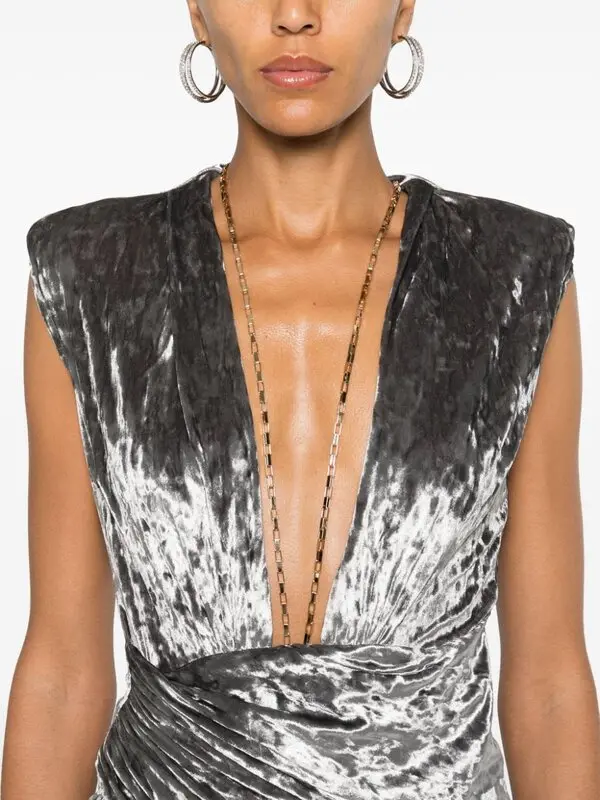 grey velvet maxi dress Gray Velvet Dress - Bridesmaid Dress