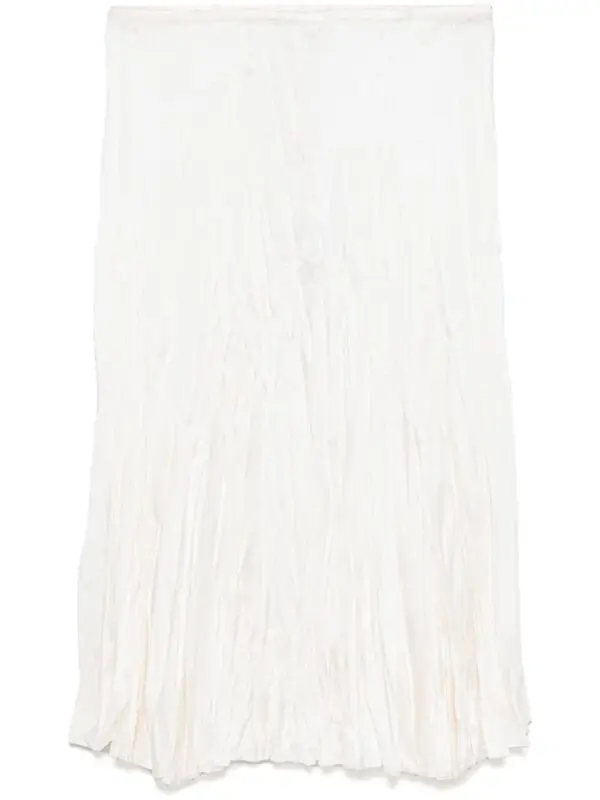 Michael Kors Satin Charmeuse Midi Skirt