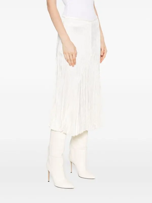 Michael Kors Satin Charmeuse Midi Skirt