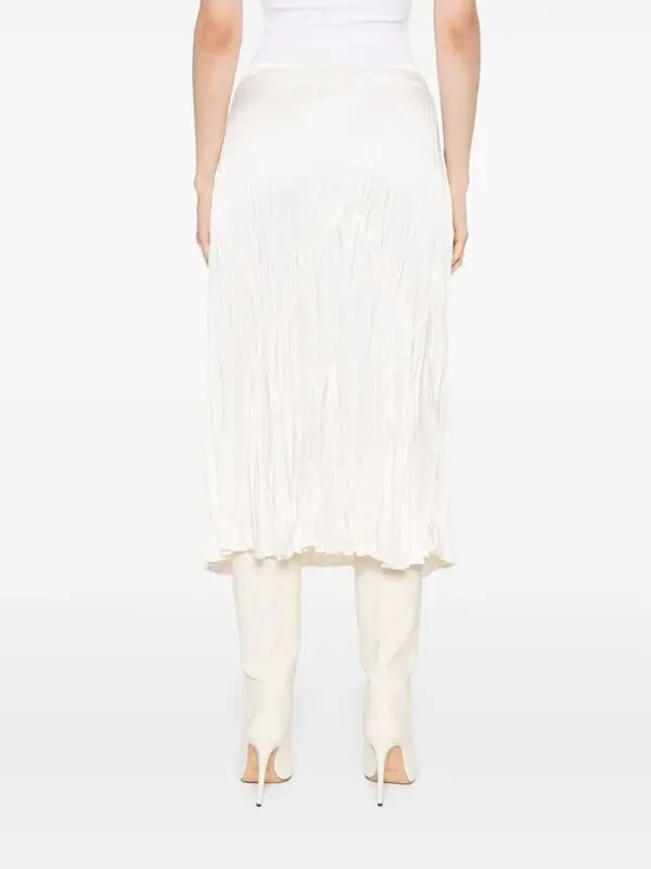 Michael Kors Satin Charmeuse Midi Skirt