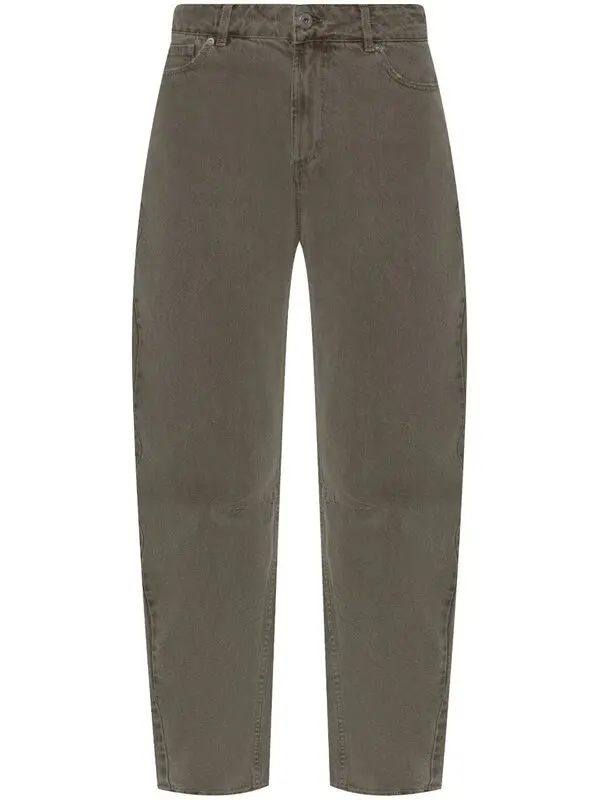 HALFBOY Tapered Denim Jeans - Grey